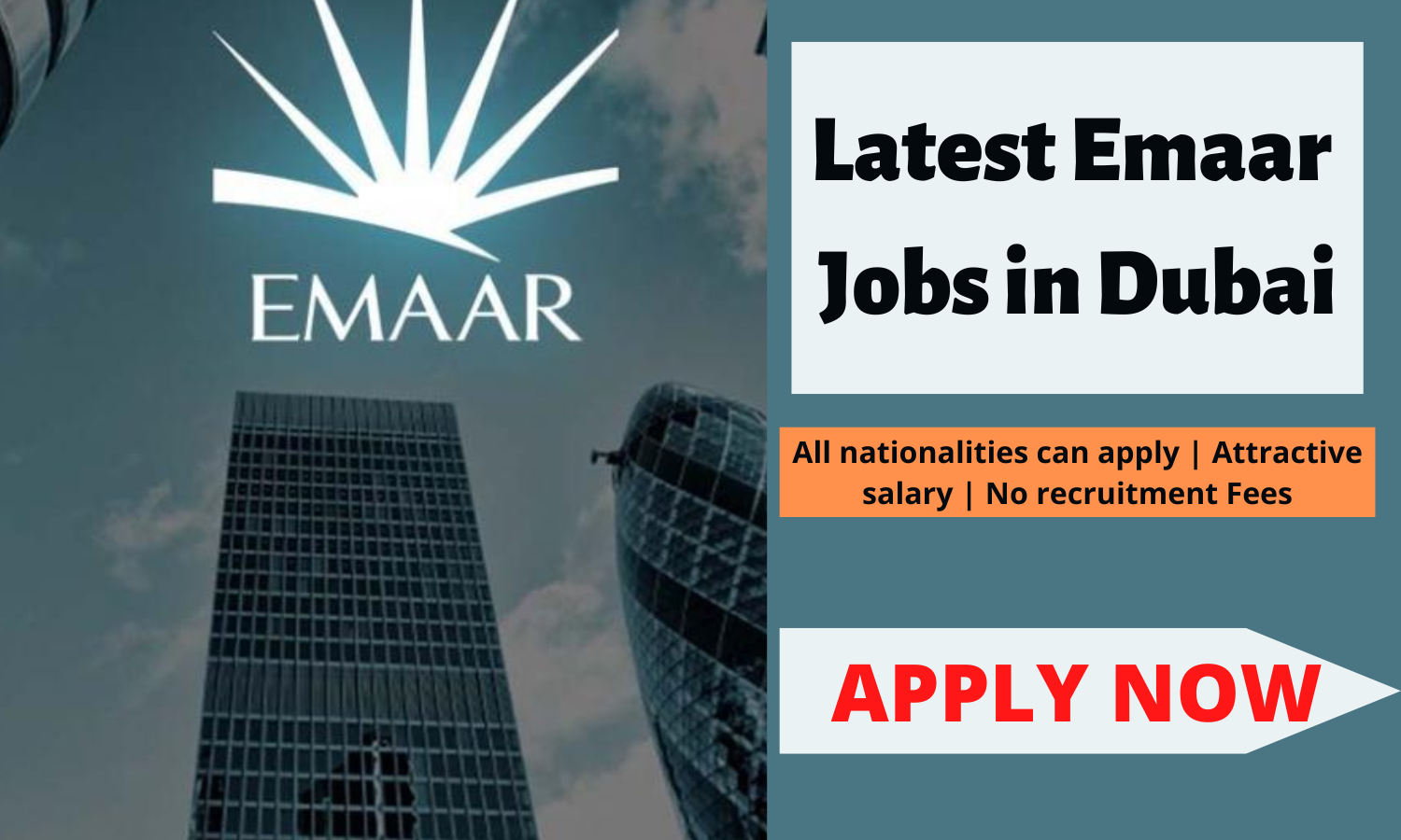 Emaar Jobs in Dubai UAE | Upload Resume Now - Apply Now