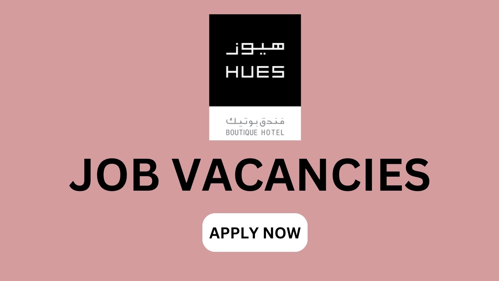 Hues Boutique Hotel Dubai Job Vacancies | Apply Today
