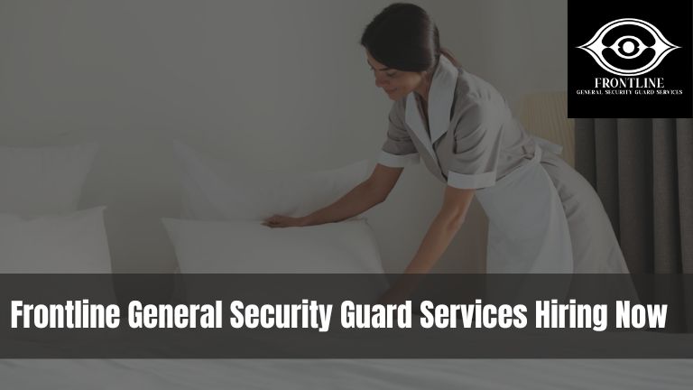 New Job Openings at Frontline General Security Guard Services