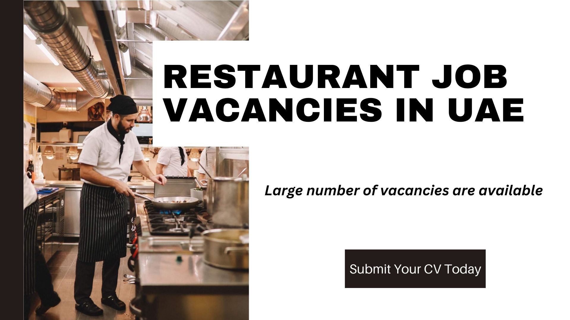 New Restaurant Job Vacancies in Dubai - Cazajobz