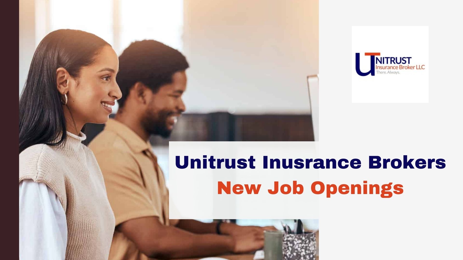 Admin Executive Vacancy at Unitrust Inusrance Brokers
