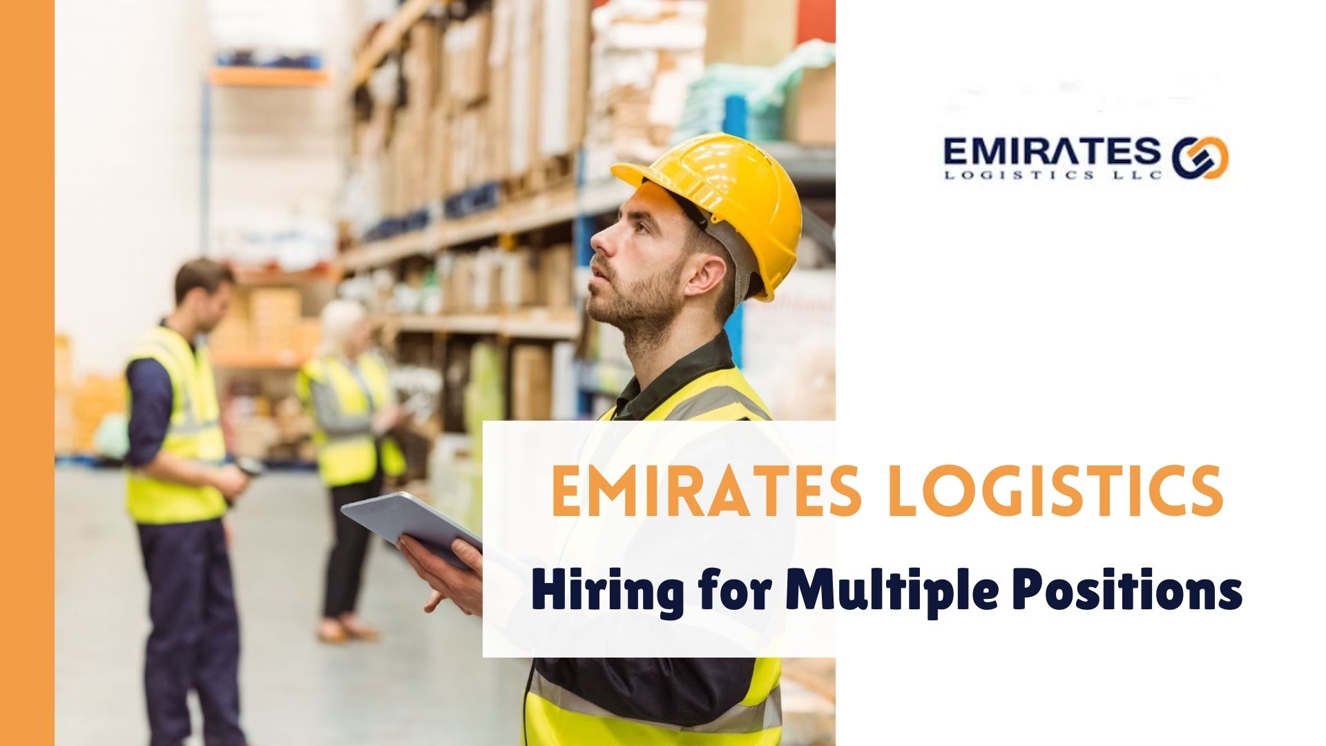 Emirates Logistics Latest Hiring for Multiple Positions