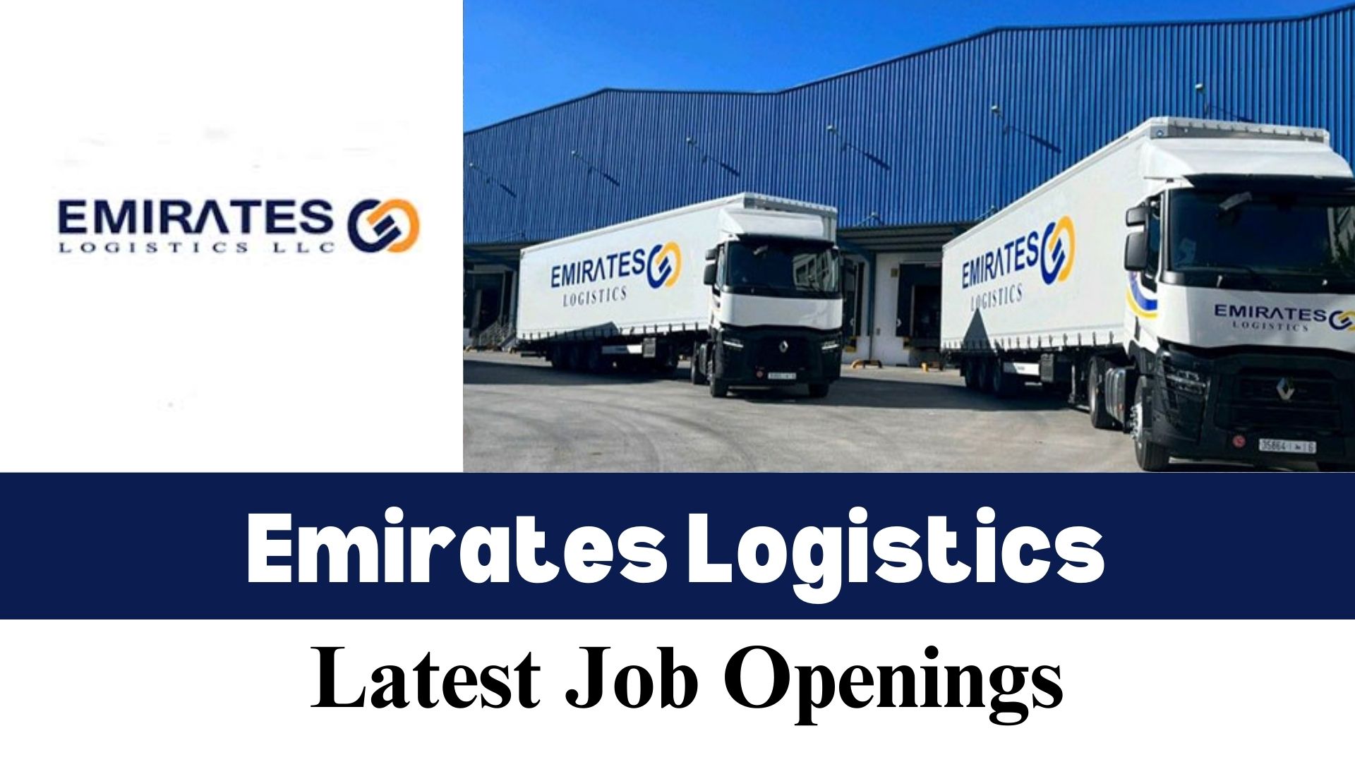 Emirates Logistics Latest Hiring for Multiple Positions