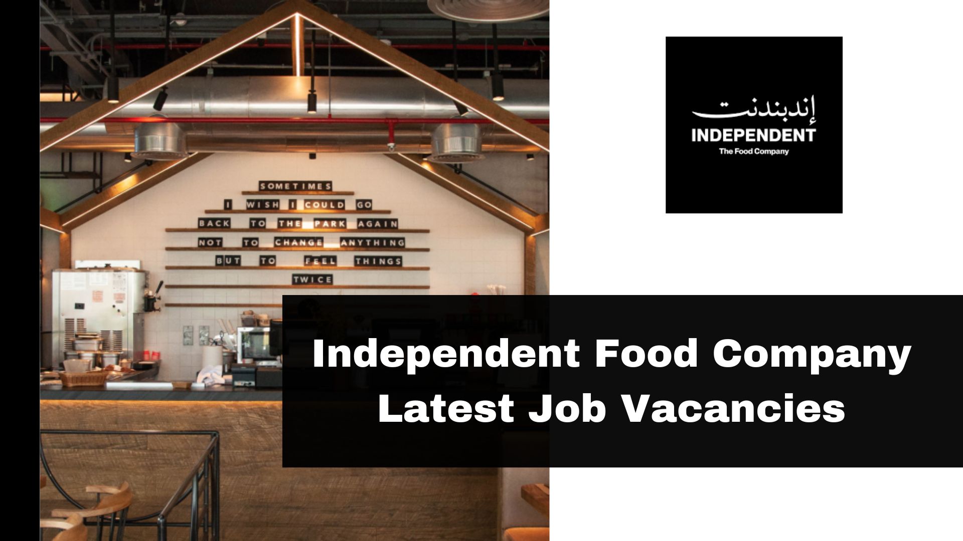 Independent Food Company Latest Job Vacancies