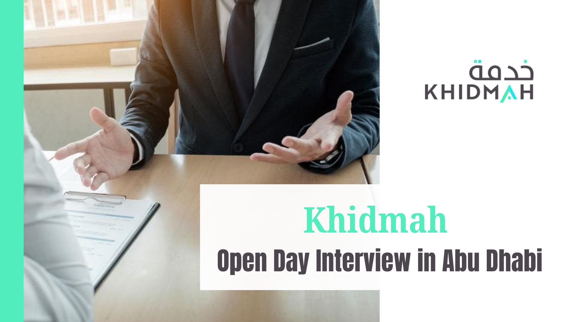 Khidmah Latest Open Day Interview in Abu Dhabi | Join Now