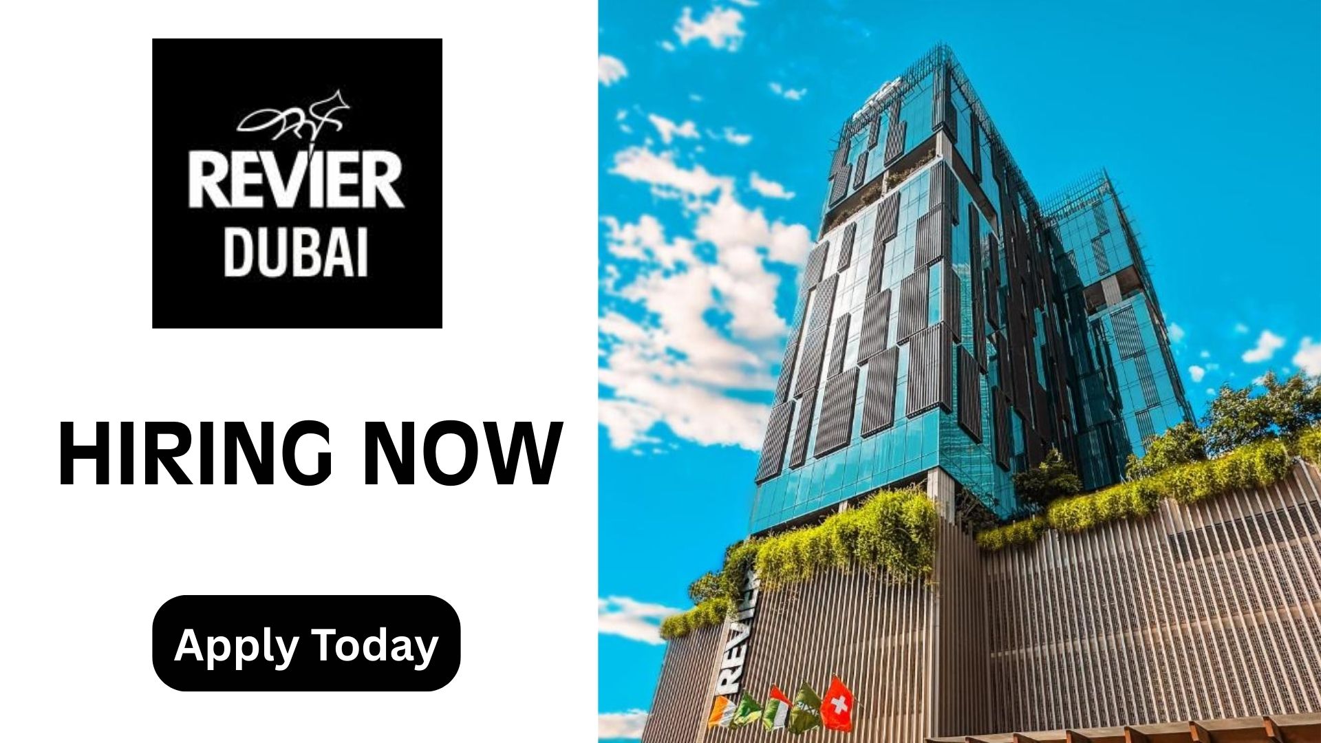 Revier Hotel Dubai New Job Vacancies