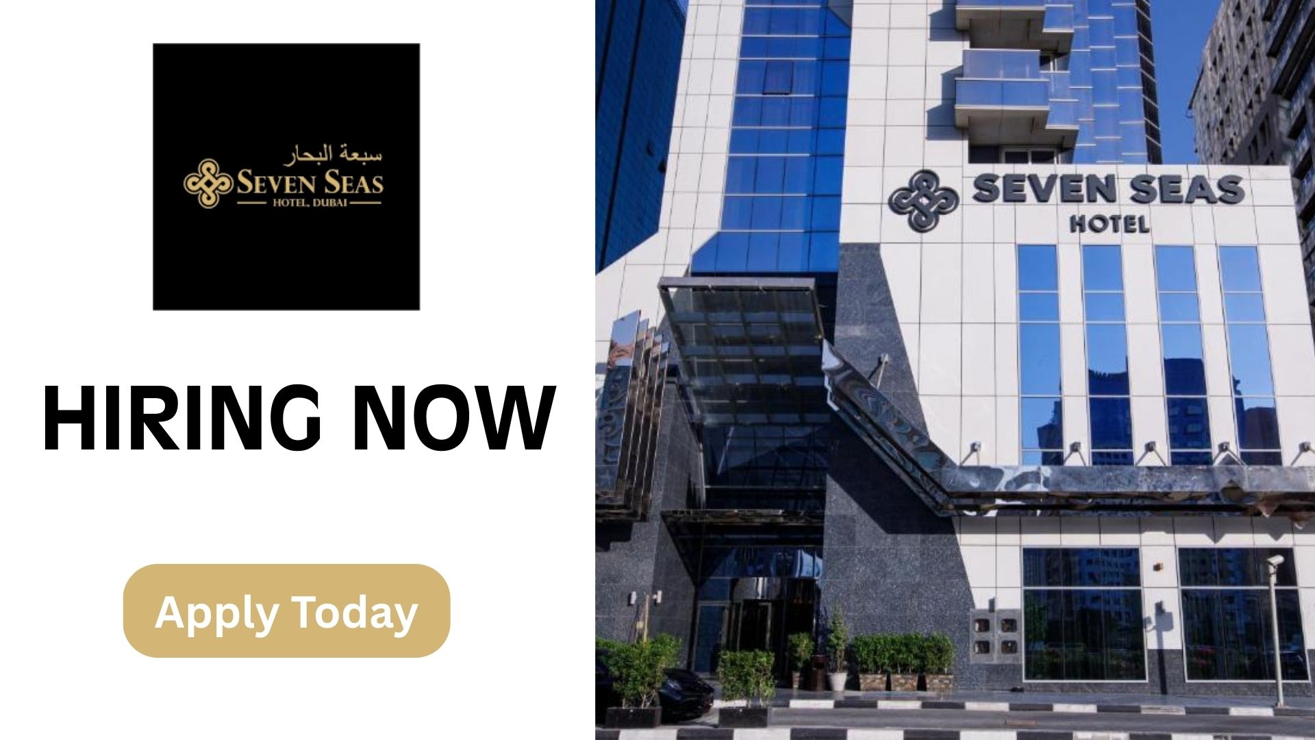 Seven Seas Hotel Dubai Announced Latest Job Vacancies - Cazajobz