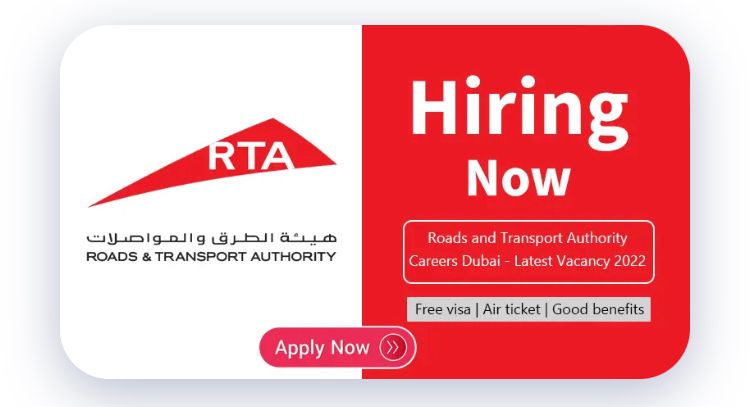 Career with the Roads and Transport Authority (RTA) in Dubai - Cazajobz