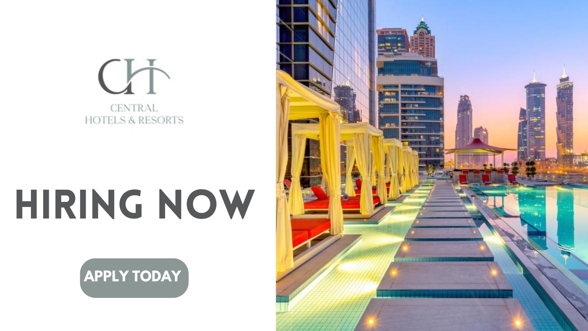 Central Hotels & Resorts New Job Openings - Cazajobz