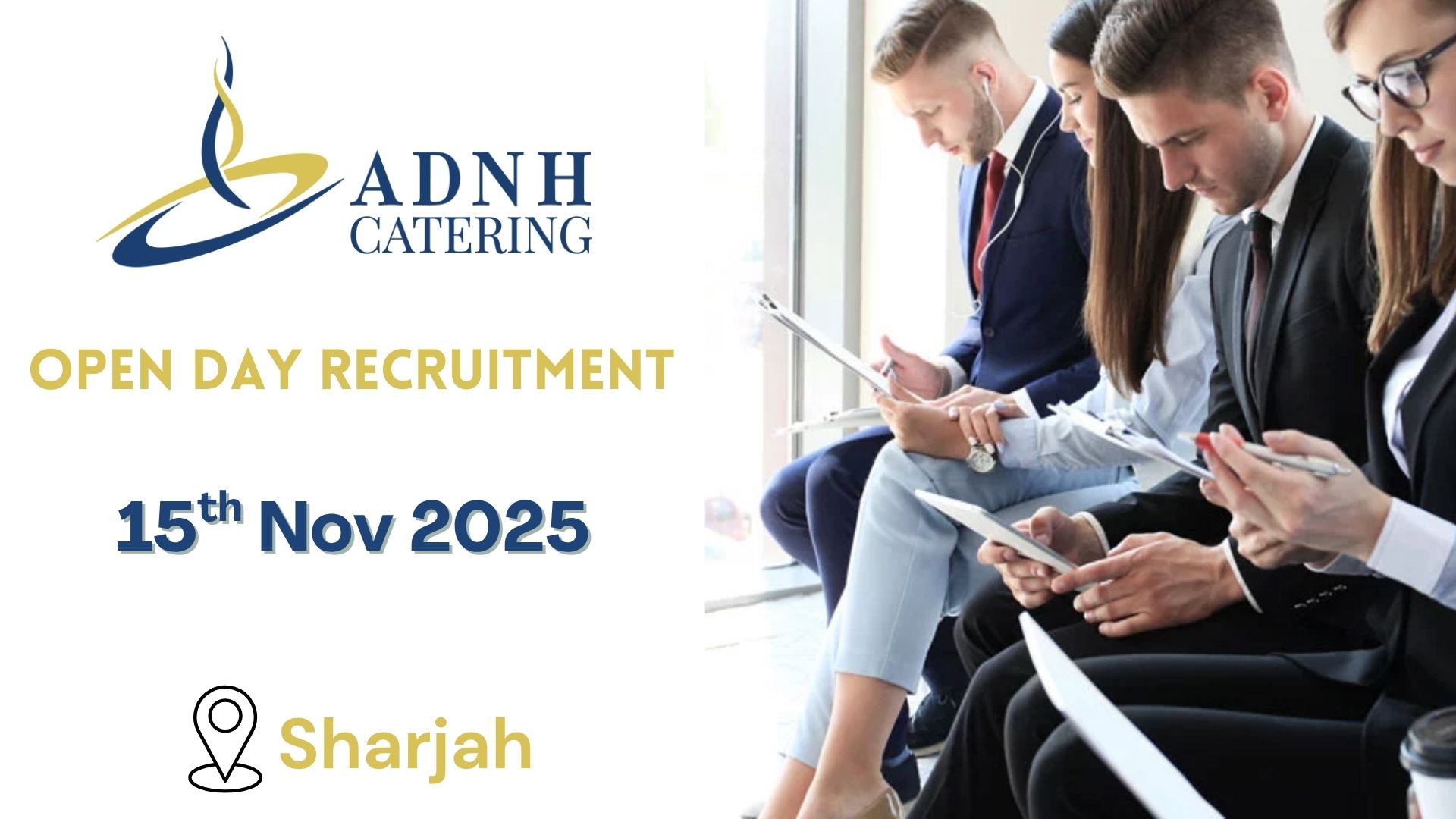 ADNH Catering Open Day Recruitment - Cazajobz