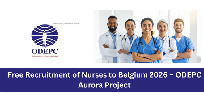 Free Recruitment of Nurses to Belgium – ODEPC Aurora Project